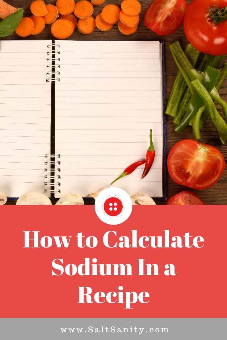 How to Calculate Sodium in a Recipe – Salt Sanity