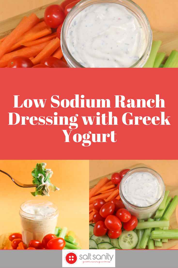 Low Sodium Ranch Dressing with Greek Yogurt – Salt Sanity