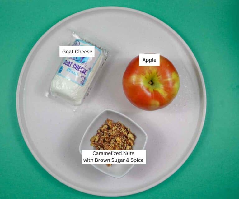 Low Sodium Apple & Goat Cheese Appetizer – Salt Sanity