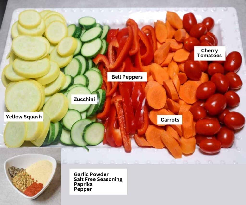 Low Sodium Roasted Vegetable Platter – Salt Sanity