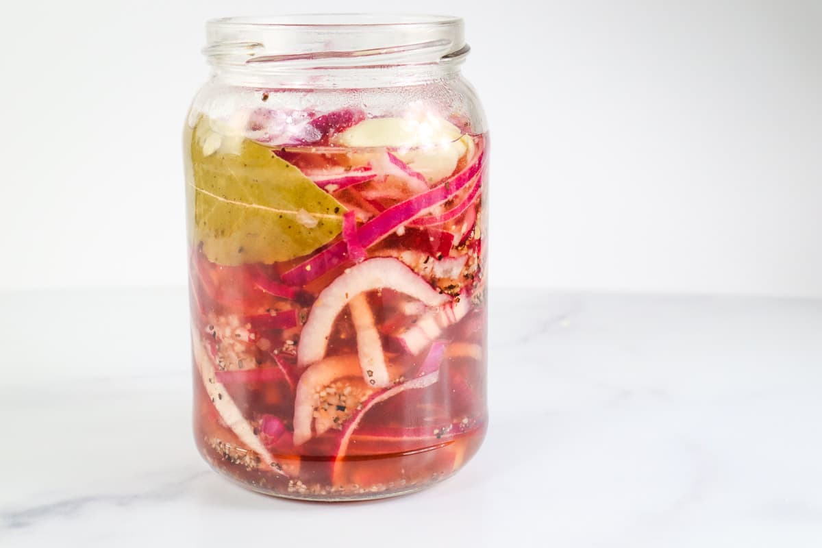 Low Sodium Pink Pickled Onions – Salt Sanity